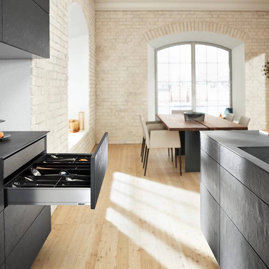 Drawer Box Systems in Kenya | Legrabox Tip On Blumotion Drawer M 500mm Kit